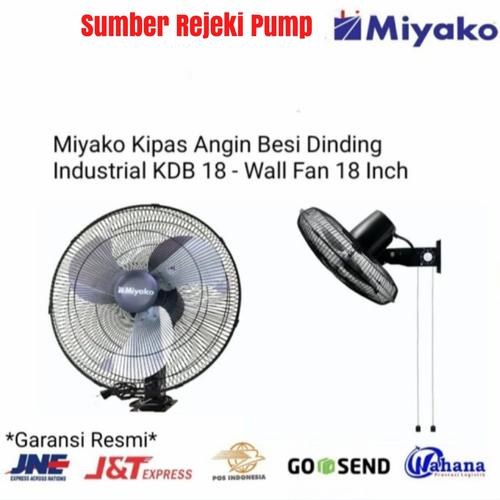 Jual Miyako Kipas Angin Wall Fan/Kipas Angin Dinding KDB-18 / KDB-18 PL/KDB-18PL - KDB-18 - Kota ...