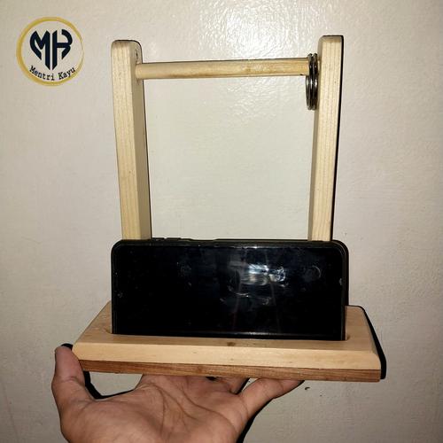 Jual stand menu meja kayu|gantungan kalender & nomor meja bisa simpan ...