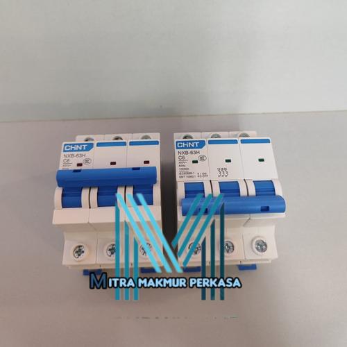 Jual MCB CHINT 1/2/4/50/63A 3phase 10KA CHINT 3P BARU MCB NXB-63H - 63 ...