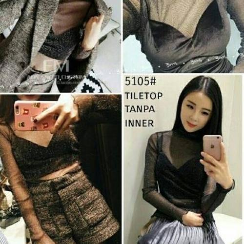 Jual OUTER INNER TILE MODEL JARING JARING MOTIF POLKADOT DIAMOND ...