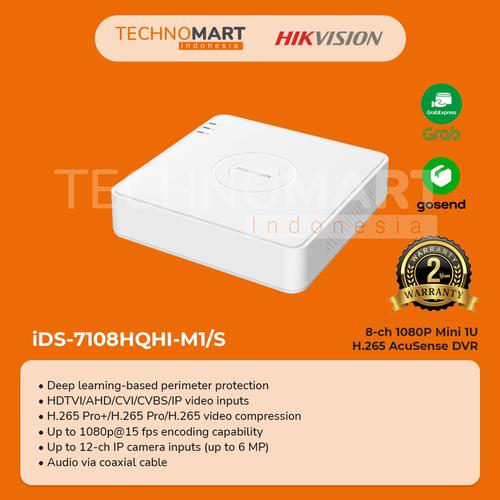 Jual iDS-7108HQHI-M1/S - HIKVISION MINI DVR 8CH ACCUSENSE SUPPORT AUDIO ...