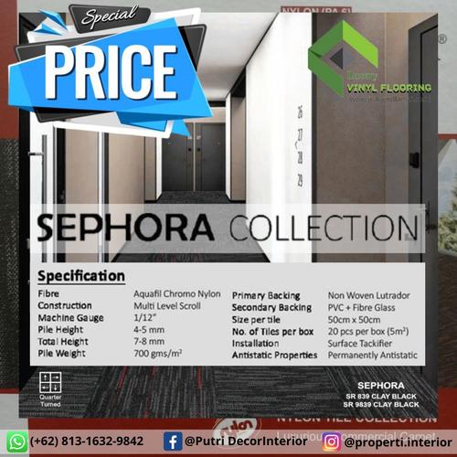 Jual Karpet tile Sephora Plain uk 50cm x 50m tebal 5mm untuk 5m2/box ...