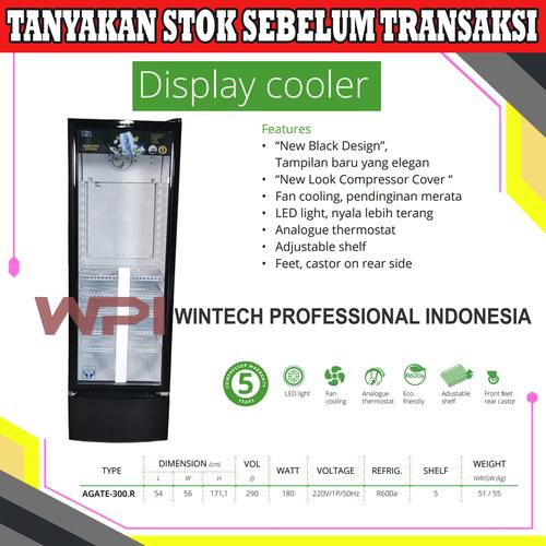 Jual RSA AGATE-300.R Showcase Cooler Display Cooler - Kulkas Kaca ...