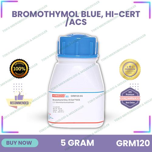 Jual Bromothymol blue, Hi-Cert /ACS, 5 gram - Kab. Bogor - Toko MiMoLab ...