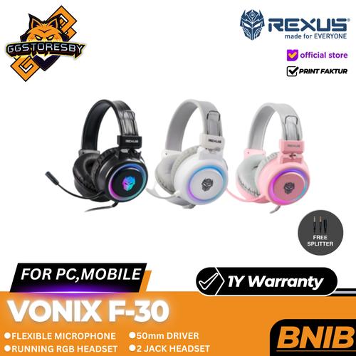 Jual REXUS VONIX F30 RGB Gaming Headset - Putih - Kota Surabaya ...
