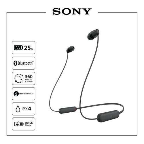 Jual SONY WI-C100 Wireless In-ear Sport Earphone WIC100 Headphone ...