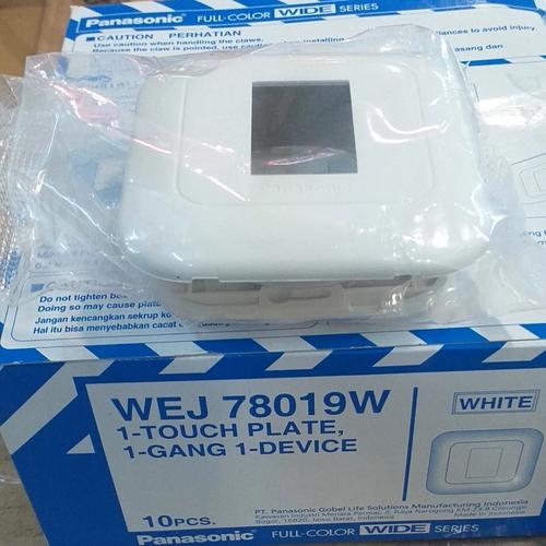 Jual Face plate Engkel Panasonic WEJ 78019 W Full-Color wide series ...