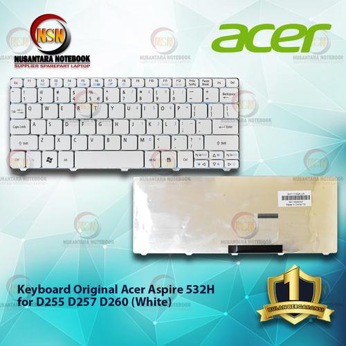 Jual Keyboard Acer Aspire 532H for Laptop D255 D257 D260 AO532 522 ...