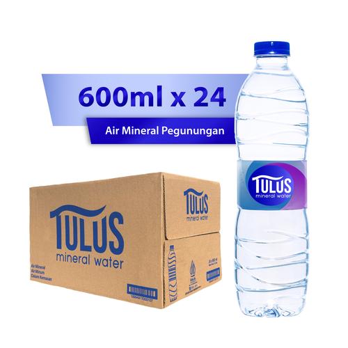 Jual TULUS Mineral Water 600ml (24 botol) - Air Mineral pH 8 Alami ...