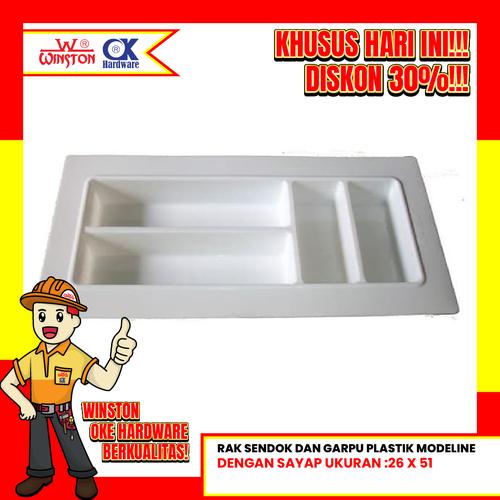 Jual Rak Sendok dan Garpu Plastik Putih Kecil Modelline Murah - Jakarta ...