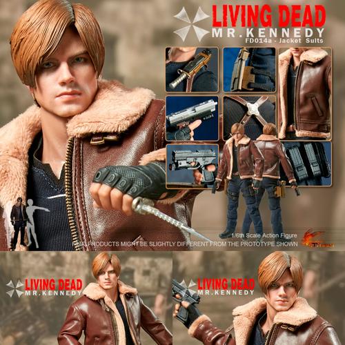 Jual Hot Heart FD014A 1/6 Mr. Kennedy Leon Kennedy Jacket Suit Version ...