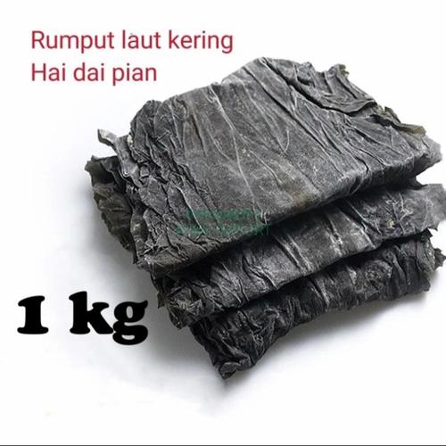 Jual kombu konbu kelp dashima dried seaweed rumput laut kering 1kg ...