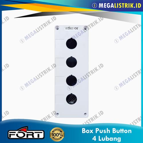 Jual Fort Box Push Button 4 Lubang 22mm BX4-22 / Control Station 4 Hole ...