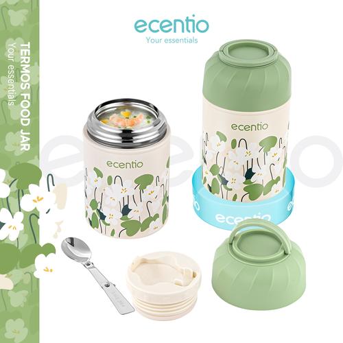 Promo ecentio brand series exclusive "Green Wispers" food jar termos ...