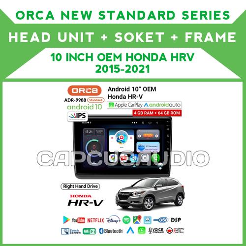 Jual HEAD UNIT ANDROID 10 INCH OEM HONDA HRV 15-21 ORCA NEW STANDARD ...