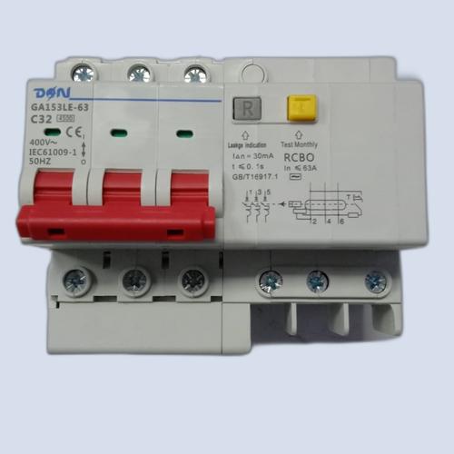Jual ELCB RCBO + MCB 25A 3P+N - 16A/20A/25A/32A/63A 30mA 230V 50Hz ...
