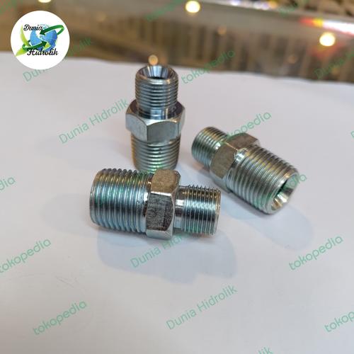 Jual dobel nepel 1/2 npt x 3/8 bsp / double nepple 1/2 npt x 3/8 bsp ...