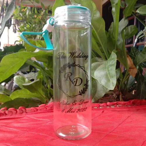 Jual Souvenir Pernikahan Botol Kaca Slim Bening - Plastik - Kab ...