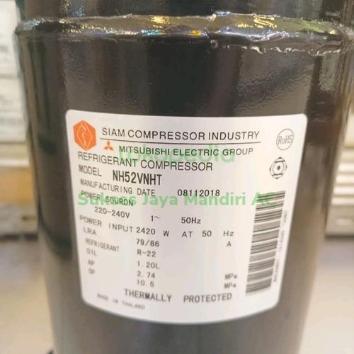 Jual Compressor Mitsubishi NH52VNTH 1Phase R22 - Jakarta Barat - Sukses ...