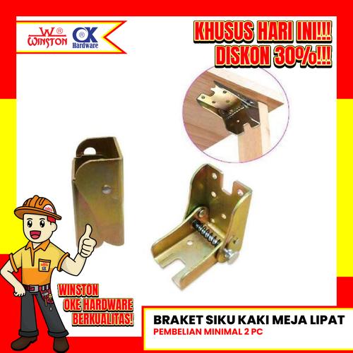 Jual NEW Braket Siku Kaki Meja Lipat , Engsel Siku Kaki Meja Lipat ...