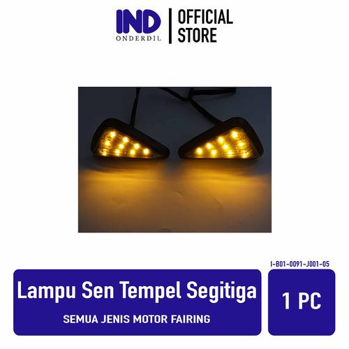 Jual Lampu Sein Tempel Segitiga LED Motor Fairing Ninja GRX CBR R15 R25 ...