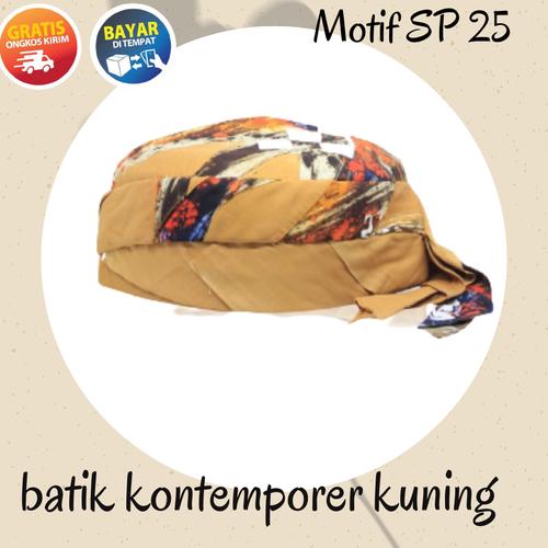 Jual Peci Batik Jogokariyan Motif Batik Kontemporer Kuning SP 25 Kopiah ...