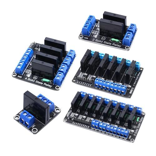 Jual 1 2 4 8 Channel SSR Solid State Relay Module 5V DC - 2 Channel ...