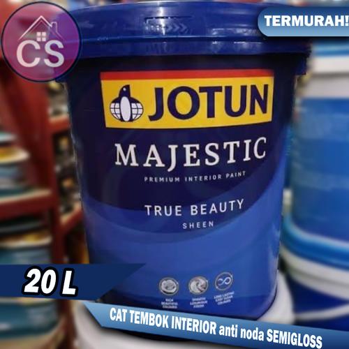 Jual Jotun MAJESTIC TRUE BEAUTY Sheen 20 Lt CAT Tembok INTERIOR Anti Noda - Putih - Jakarta ...