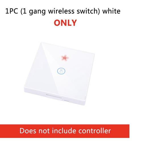 Jual MORE Saklar RF433Mhz White 1 Gang Smart Home Wireless Touch Switch ...