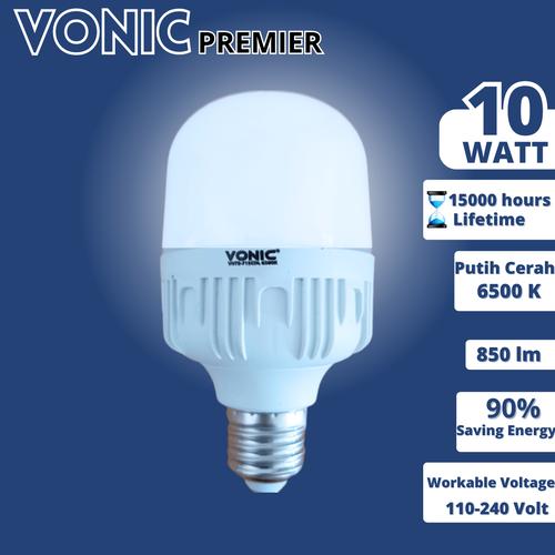 Jual Lampu Led Kapsul Vonic Premier 10W Fitting E27 Cool Day Light SNI ...