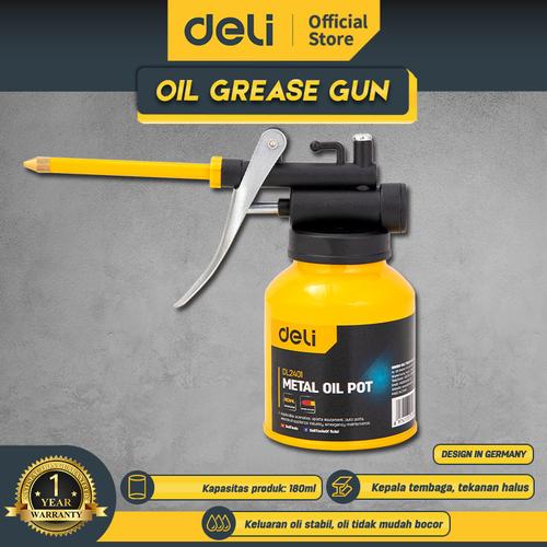 Promo Deli Oil Grease Gun / Oil Gun / Botol Pompa Oli 180ml EDL2401 ...