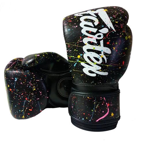 Promo Fairtex BGV14PT Black Painter Boxing Gloves Muaythai - 8 Cicil 0% ...