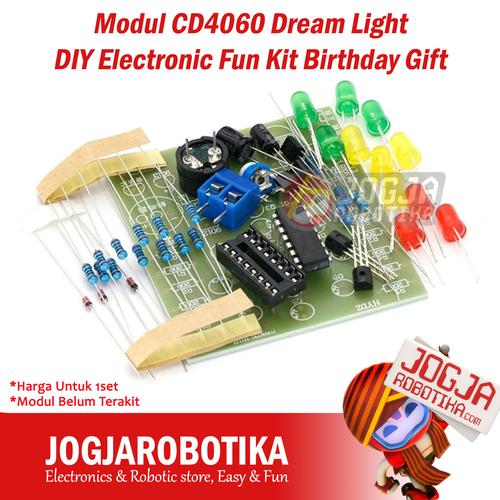 Jual Modul CD4060 Dream Light DIY Electronic Fun Kit Birthday Gift ...