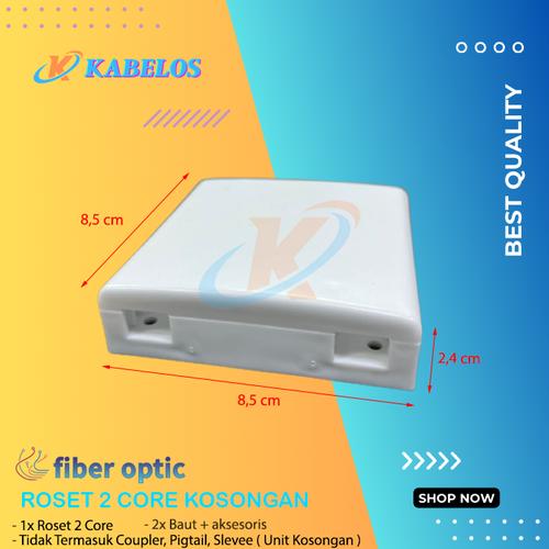 Jual Roset Fiber Optic 2 Core kosongan|Roset FO 2 Core - Jakarta Pusat ...