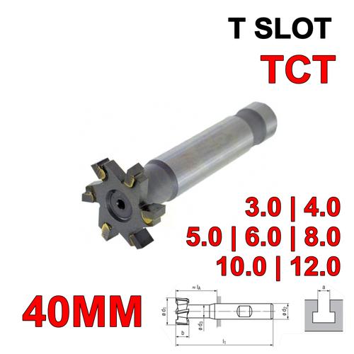 Promo T SLOT 40 TCT Cutter T 40 mm Slotting TSlot Milling T-Type - Kab ...