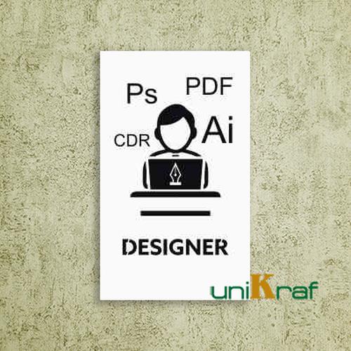 Jual Papan Sign Akrilik Designer Room - Acrylic Sign Board - Hitam ...