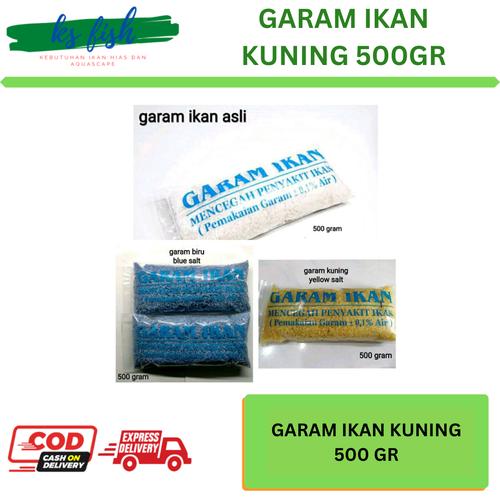 Jual Garam Ikan Asli Biru Kuning Secang Ketapang Garam Obat Ikan ...