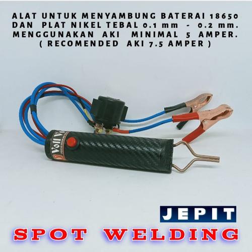 Jual WELDING SPOT atau LAS TITIK 12V DC untuk plat nikel baterai 18650 ...