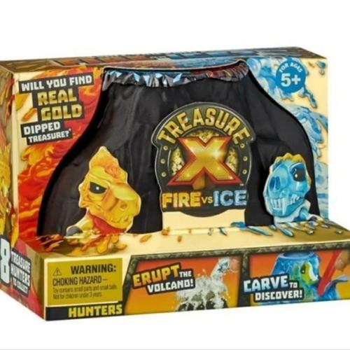 Jual TREASURE X Fire VS Ice Hunter Pack Original surprised toys - Kota ...
