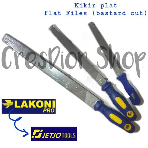 Jual kikir plat rata pipih kasar flat files file bastar cut 6 8 12 inch ...