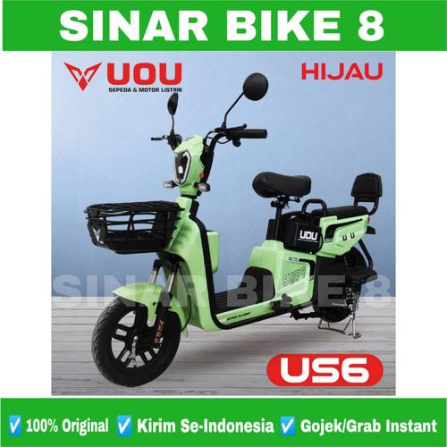 Jual Sepeda Motor Listrik UOU US6 Electric E Bike 500 Watt - Red - Kota ...