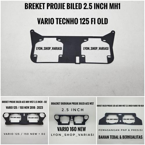 Jual Bracket Breket Projie BILED AES MH1 WST 2.5 Inch Vario 110 125 PNP - Vario110 Old, 2.5 Inch ...