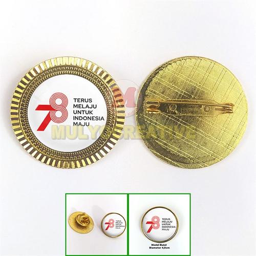 Jual Pin Logo HUT RI 78 Kemerdekaan Indonesia 17 Agustus Premium ...
