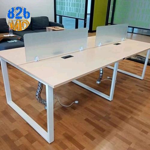 Jual Meja kerja 4 staff pembatas acrylic - Kab. Bogor - Mahadistro ...
