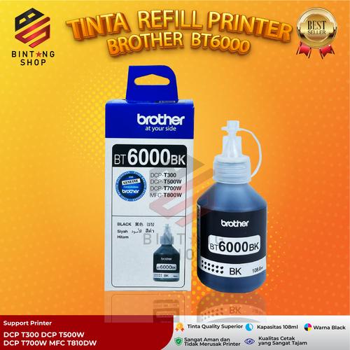 Promo Tinta Brother BT6000BK Tipe Printer DCP T300 T500W T700W T800W - Jakarta Barat - Bintang ...
