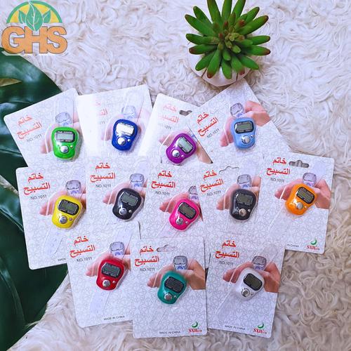 Jual Alat Hitung Digital Led Tasbih Jari Counter Tally Tasbeh Ibadah ...