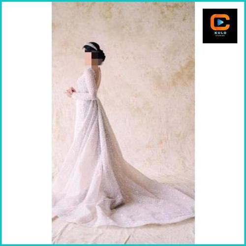 Jual New Background Backdrop Layar Latar Foto Studio Abstrak Cream Krem ...