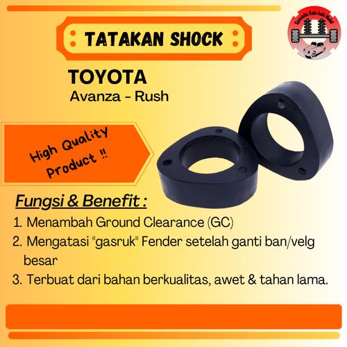 Promo Karet Tatakan Support Shock Lift Kit Depan Avanza Rush - 20 mm ...