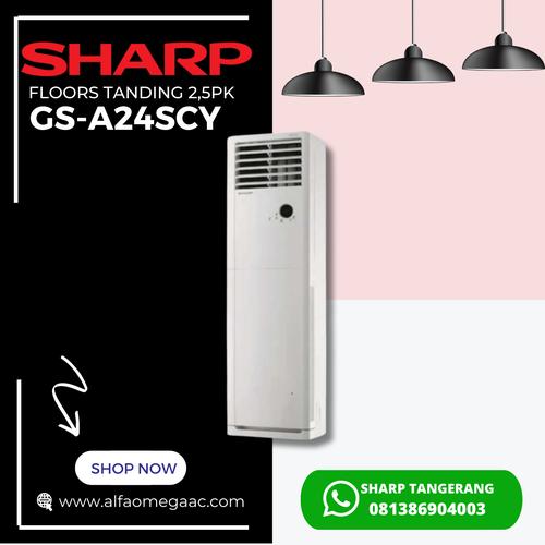 Jual AC FLOOR STANDING 2.5 PK SHARP GS-A24SCY | AC STANDING 2.5 PK ...