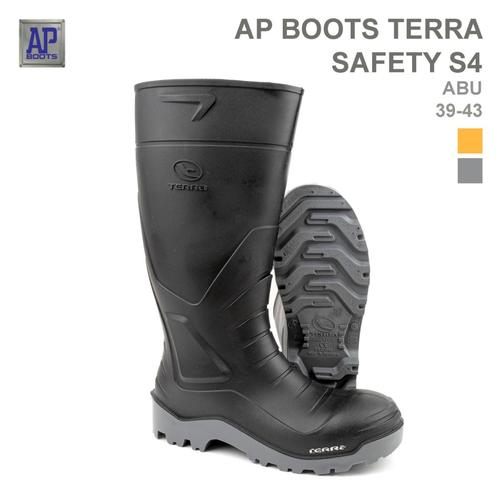 Jual Sepatu AP Boots Terra Safety S4 BLACK / Sepatu Boot PVC - Hitam ...
